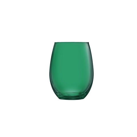 Emerald Green Stemless Wine Glass, Additional Colors Available, 21oz ...