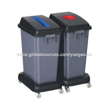 Buy Wholesale China 60l Waste Classification Bins With Base & Waste ...