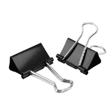 Buy Wholesale China 51mm Black Metal Binder Clips Paper Clips & Black ...
