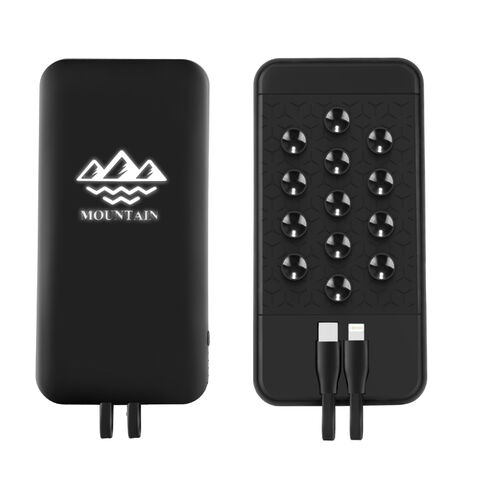 Octopus Wireless 6000mah Built-in Cable Power Bank Customize Light-up ...