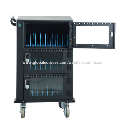USB 2.0 Tablet Charging Cart,48 Slots,3 Levels For Max 12'' Tablets ...
