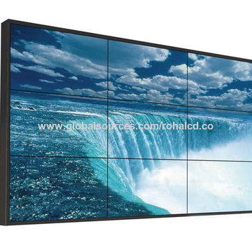 Buy Wholesale China 55inch 3.5mm Lcd Video Wall Screen Splicing Wall ...