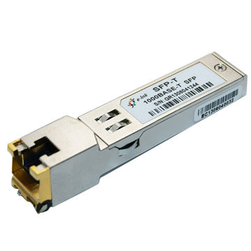 China 1000Mbps copper SFP module with spring latch, 1000 BASE-T ...