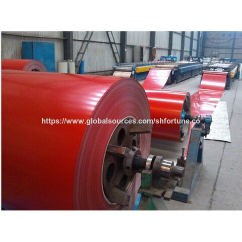 RED PPGL ral PREFINISHED PPGL PPGI SHEET G300 G450 G550 ASTM A653 ...