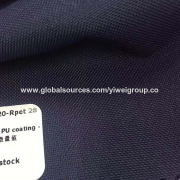 Buy Wholesale China 100% Recycled Polyester 600d Pu 2times With ...