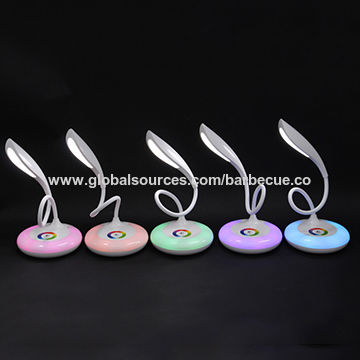 Touching sensor color changing led desk lamps, color changing desk ...