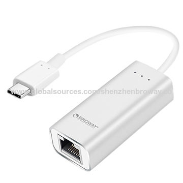 Buy Wholesale China Broway Usb 3.0 Type C To Rj45 Male Ethernet Adapter ...