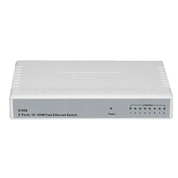 Fast Switch 8-port 10/100M T1008 Ethernet Desktop Plastic Switch ...