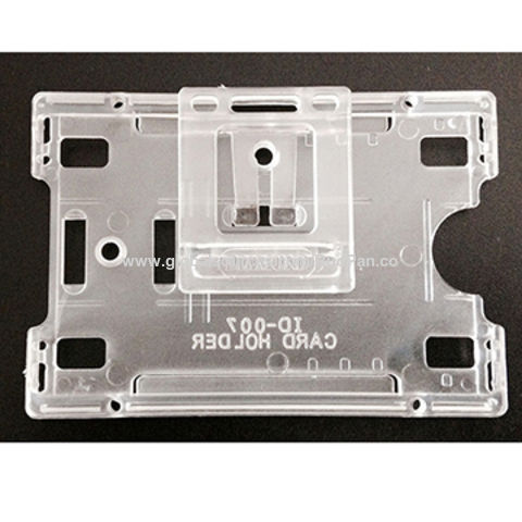 Buy Wholesale China Ps Transparent Plastic Id Card Set, Custom Badge ...