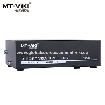 Buy Wholesale China Mt-viki Vga Splitter 1x2 2 Port 1 Input 2 Output ...