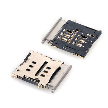 Mup Single Micro 6PIN Micro SIM Card connectors H1.55mm Normally open ...