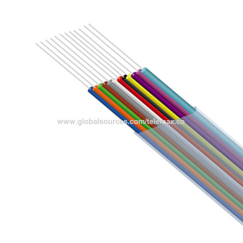 China Ribbon Fiber Optic cable/ flat fiber Optic cable 1-12 Core single ...