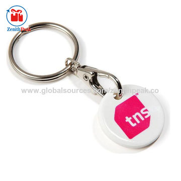 Trolly Coin Keychain/custom Shopping Cart Metal Coin Keychain/metal ...