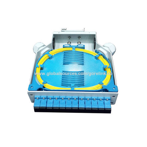Buy Wholesale China Gorelink Fiber Optic Din-rail Terminal Box 12 Port ...