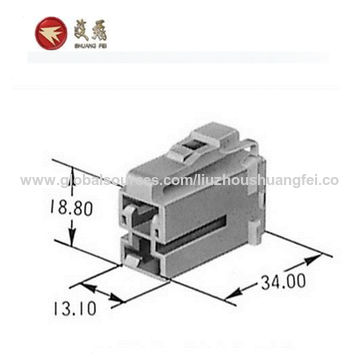 Buy Wholesale China 2 Pin Female Housing L Type Connector & Connector ...