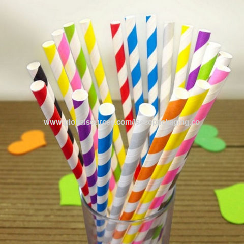 Achetez en gros Pailles En Papier Biodégradables Pailles En Papier ...