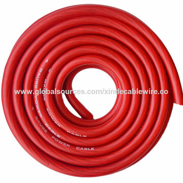 Red 25ft Car Power/Ground Wire True Spec and Soft Touch Cable, car ...