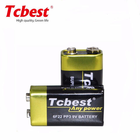 High Power Extra Heavy Duty 6f22 9v Battery Carbon Battery Dry Cell ...