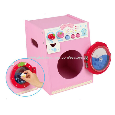 New Released Mini Wooden Toy Washing Machine For Kids W10d254, Mini ...