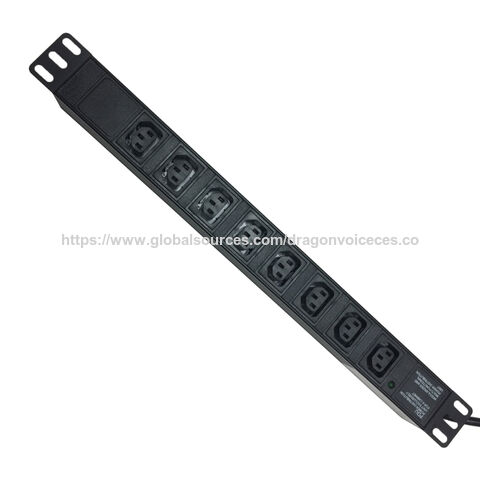 Buy Wholesale China 1u 6-way Iec Plug Socket 16a 19-inch Horizontal ...