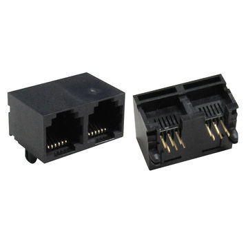 Modular Jack Unshielded Pcb 90 Smt 6p6c - Expore Taiwan Wholesale ...