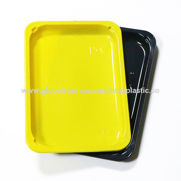 Disposable Plastic plate container eco-friendly VSP meat trays,PP PET ...