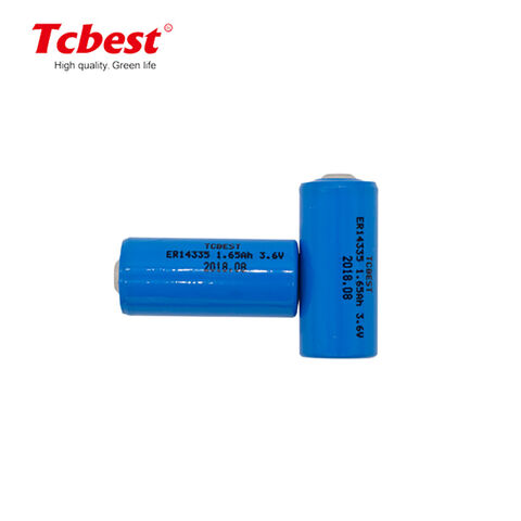 Buy Wholesale China 3.6v 2/3aa Er14335 14335 Lisocl2 Lithium Battery ...