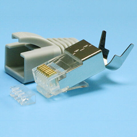 China Cat8 Modular Plug RJ45 Connector for Cat6a Patch Cord in Network ...