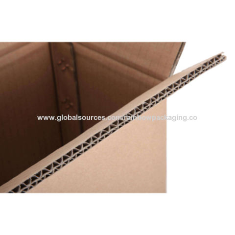 China Moving carton box corrugated strong outer box custom design flute ...