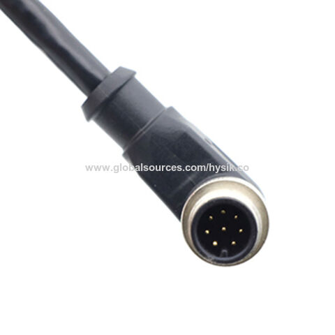 Buy Wholesale China Ip67 Waterproof 90 Degree Elbow Shielded M12 8 Pin ...