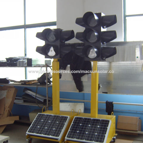 Buy Wholesale China Single Solar Mobile Traffic Light With 4 Countdown ...