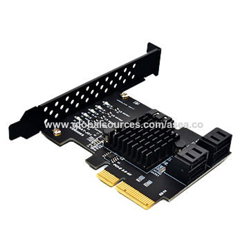 Buy Wholesale China Pci-e X4 Gen 3 To 5 Sata Iii Card Pci Express To ...