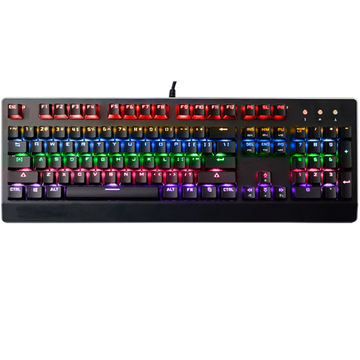 Buy Wholesale China Wired 104-key Mechanical Keyboard With Metal Plate ...