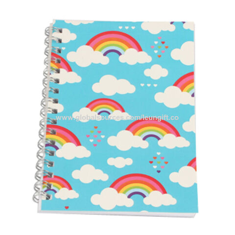 Factory Direct High Quality China Wholesale Rainbow Spiral Notebook $1. ...