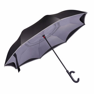 Buy Wholesale China Straight Automatic Inverted Umbrellas C Handle ...