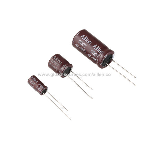 330uf Radial Lead Aluminum Electrolytic Capacitor High Ripple Current ...