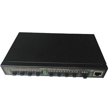 Buy Wholesale China 9-ports Unmanaged Fiber Switch, 8x100m Sfp Ports ...