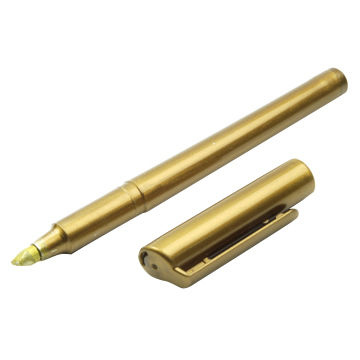 Buy Taiwan Wholesale Taiwan Made Gold Calligraphy Pen, Ideal For ...