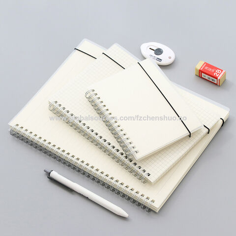 Buy Wholesale China A5 Paper Notebook With Pvc Cover Spiral Notebook ...
