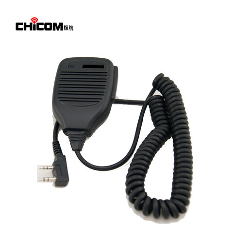 China 2 way radio hands-free PTT shoulder microphone for mobile radio ...