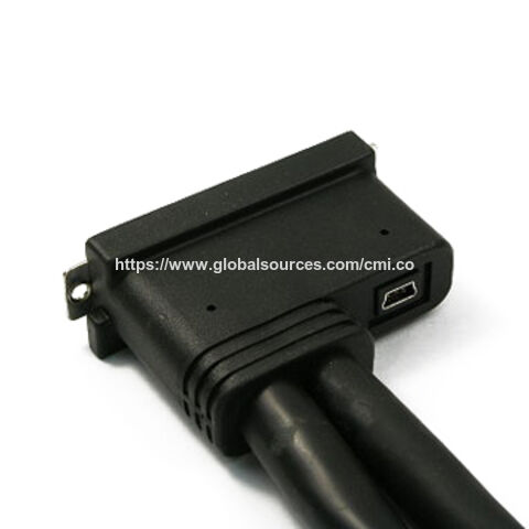 D-sub 37p Cable Assembly With Mini Usb B-socket And Pcba To Cut - Buy ...