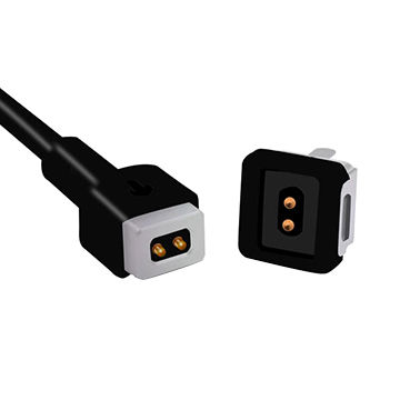 ChinaCustom 2pin male and female magnetic charging connector for ...