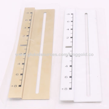 Custom-made metal stamping film protected aluminum scale plate with ...