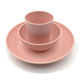 Wholesale Custom Printed Eco Bio Bamboo Fiber Corn Starch Combined Type ...