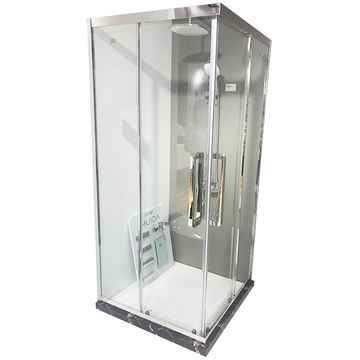 HUIDA customized stainless steel frame 900*900*1900mm 8mm glass shower ...