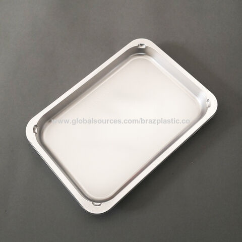 Silver color Plastic plate container eco-friendly VSP vacuum skin ...