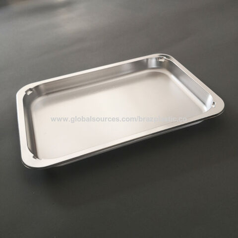 Silver color Plastic plate container eco-friendly VSP vacuum skin ...