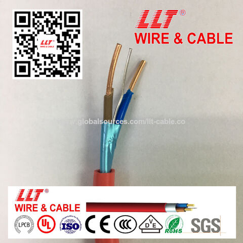 China2 CORES 20AWG stranded conductor fire alarm public address cable ...