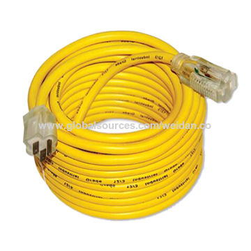 Buy Wholesale China 3 Cores Sjtw Outdoor Power Extension Cable Cords ...