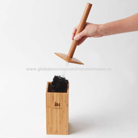 China Bamboo trash cans ,made by environment-friendly bamboo, on Global ...